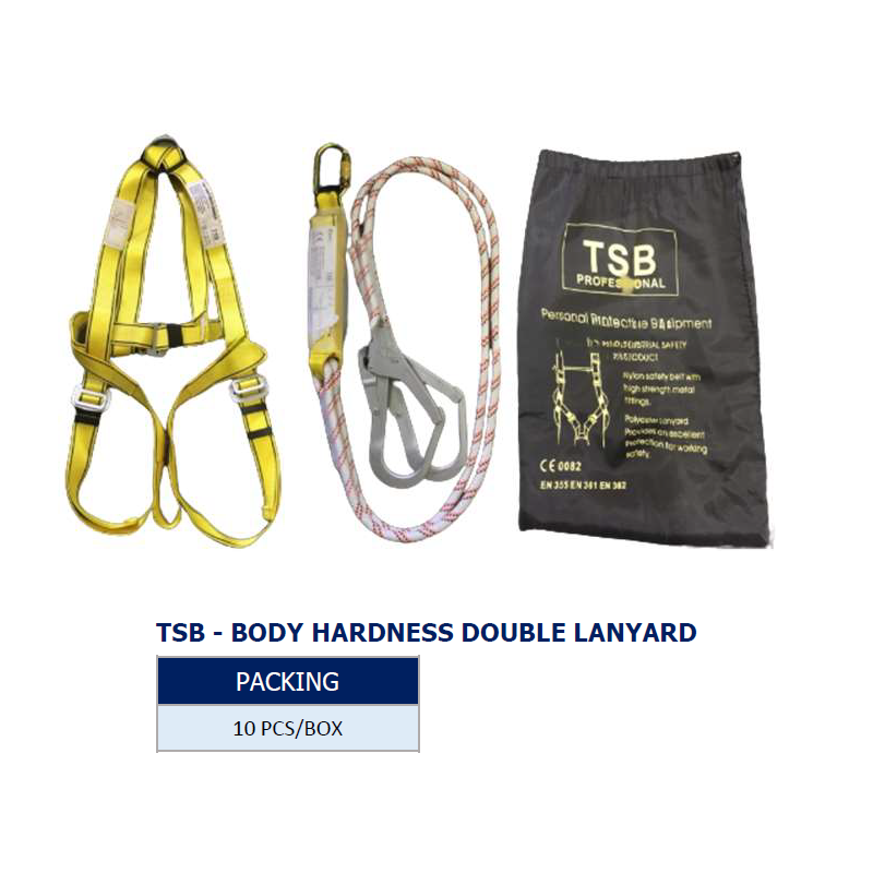 TSB – Body Harness Double Lanyard – SOONG WUNG INDUSTRIAL SDN BHD 顺文工业有限公司